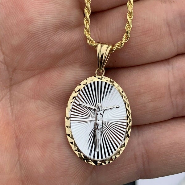 Jesus Cross Gold Chain - Etsy