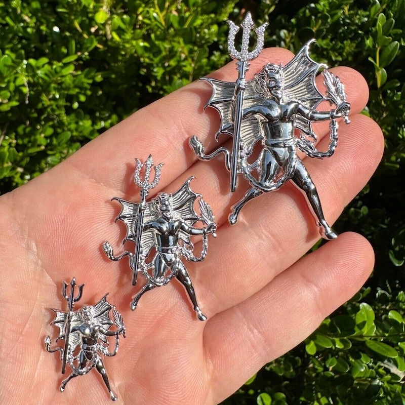 Demon Pendant - Etsy