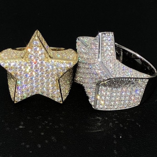 3 Star Ring Silver - Etsy