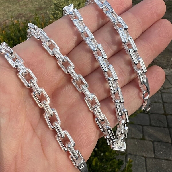 Triangle Link Chain - Etsy