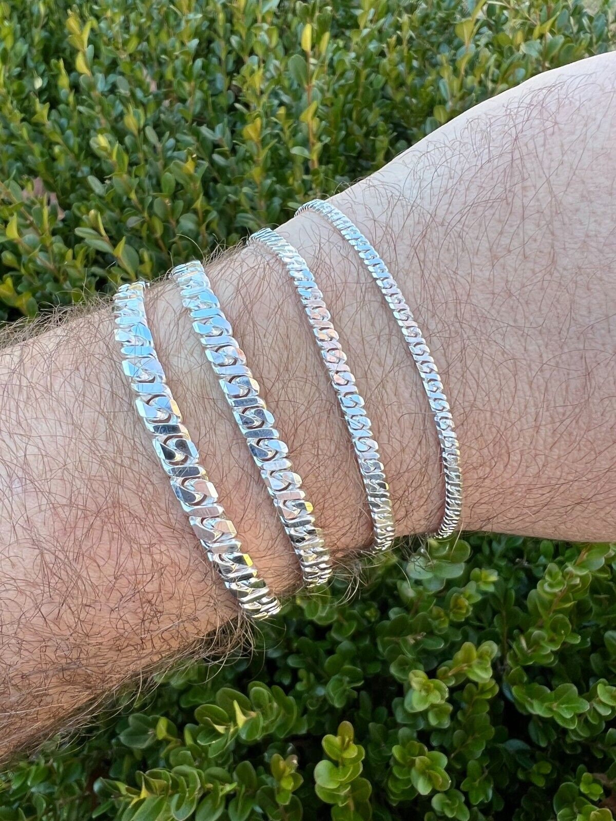Sterling Silver Dollar Cuban Link Chain 2.5mm, 3.5mm, 5mm, 6mm - Etsy