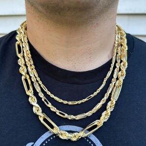 4mm, 6mm or 10mm Gold Vermeil Over 925 Sterling Silver Diamond Cut ...