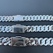 MOISSANITE 10mm, 12mm, 14mm Rounded Prong Miami Cuban Link Chain, Solid ...