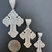 Iced Out Baguette Moissanite Gothic Cross Pendants 3 Sizes for Men or ...