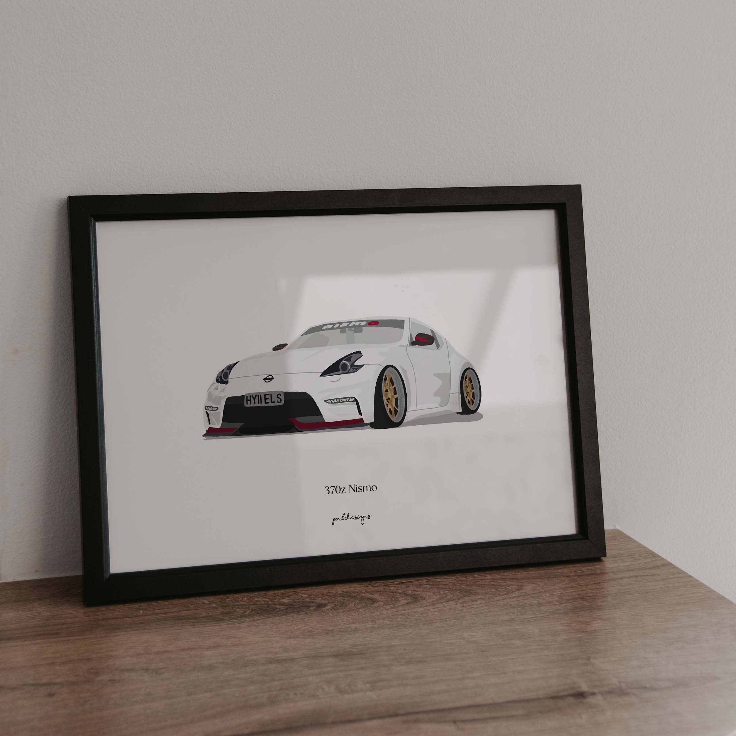 Custom Car Illustration, A4 Print Portrait, Perfect Gift for Father's ...