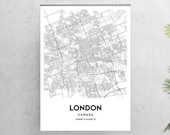 London map | Etsy