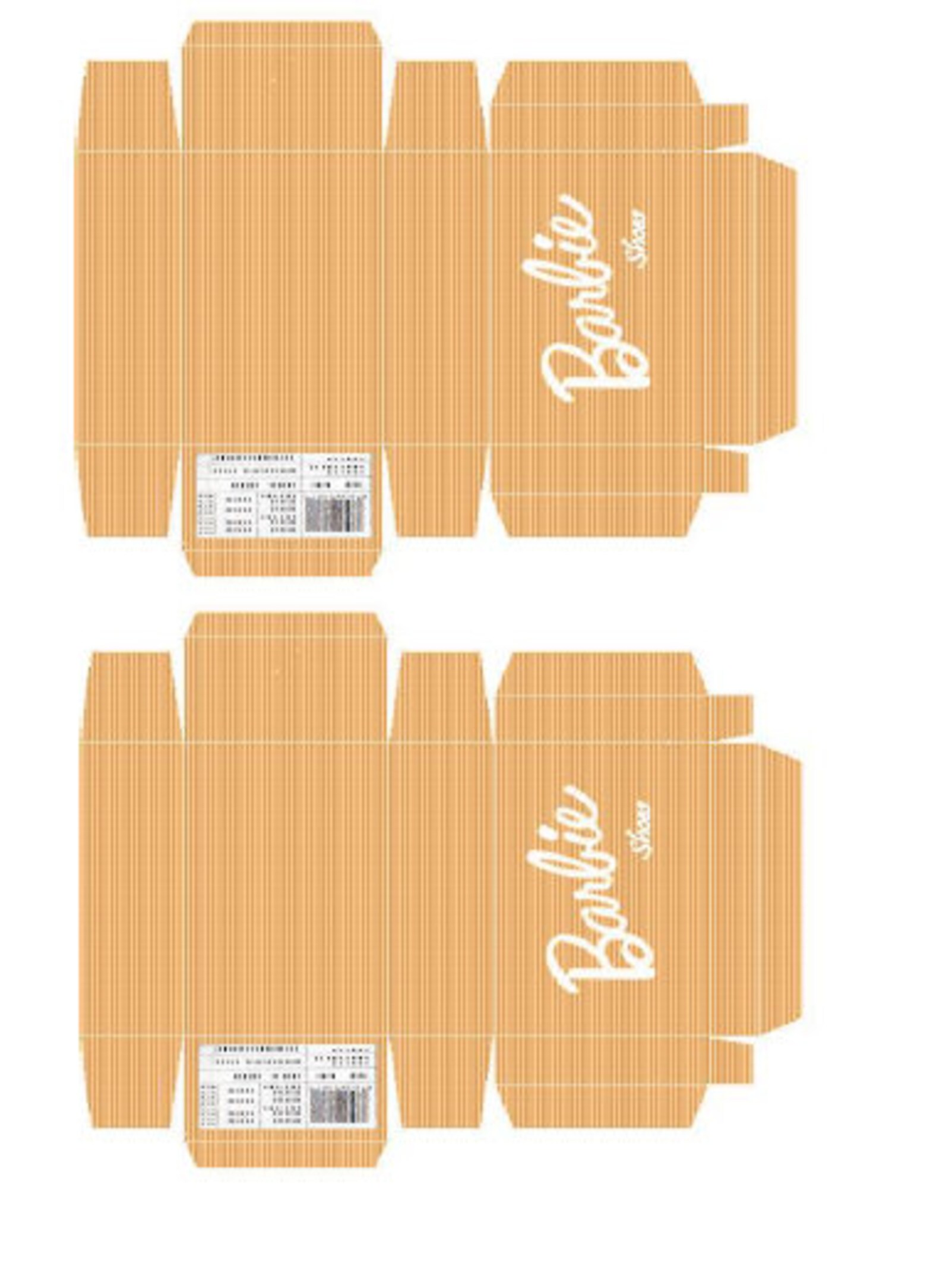 Barbie Shoe Boxes Printable - Etsy