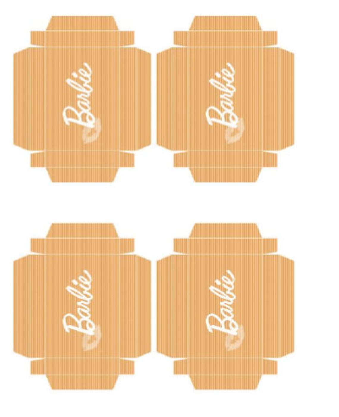 Barbie Shoe Boxes Printable - Etsy