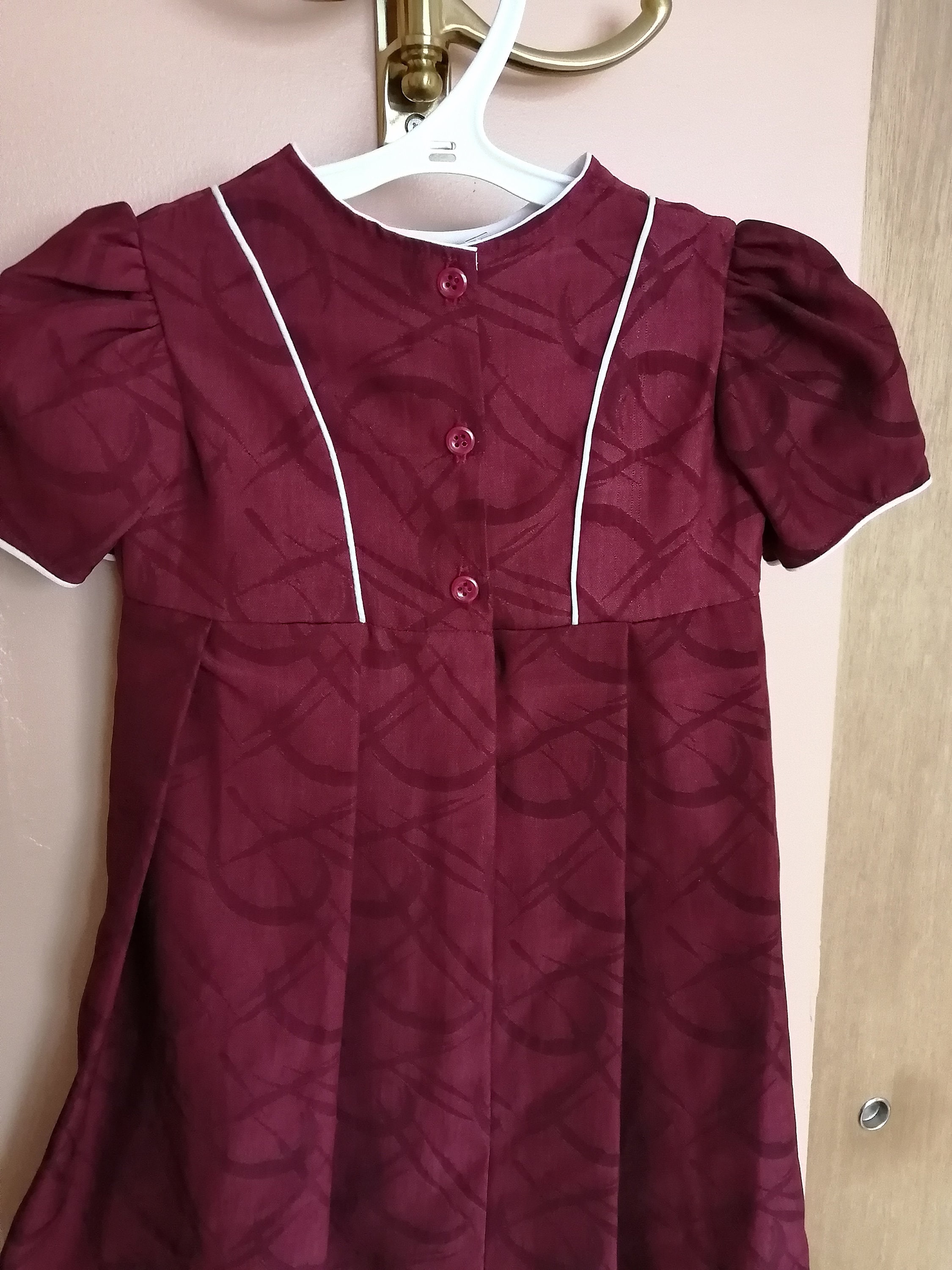 Red Hutterite Baby Dress - Etsy
