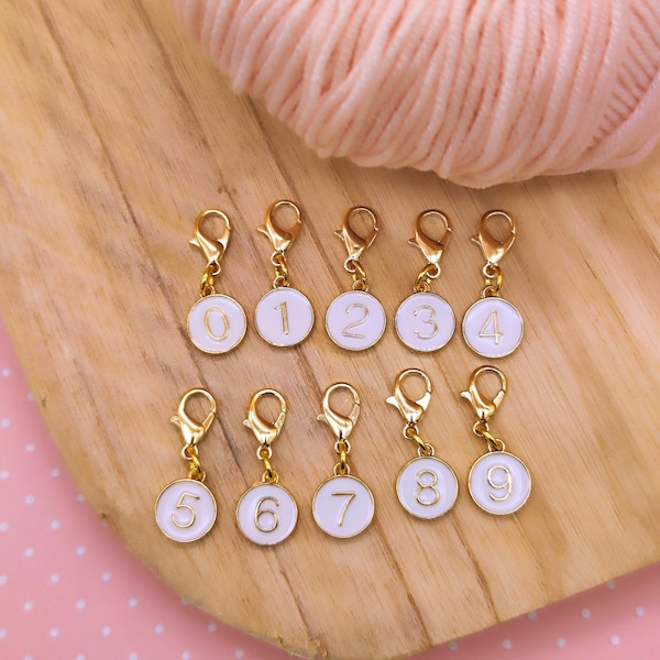 Numbered Stitch Markers - Etsy