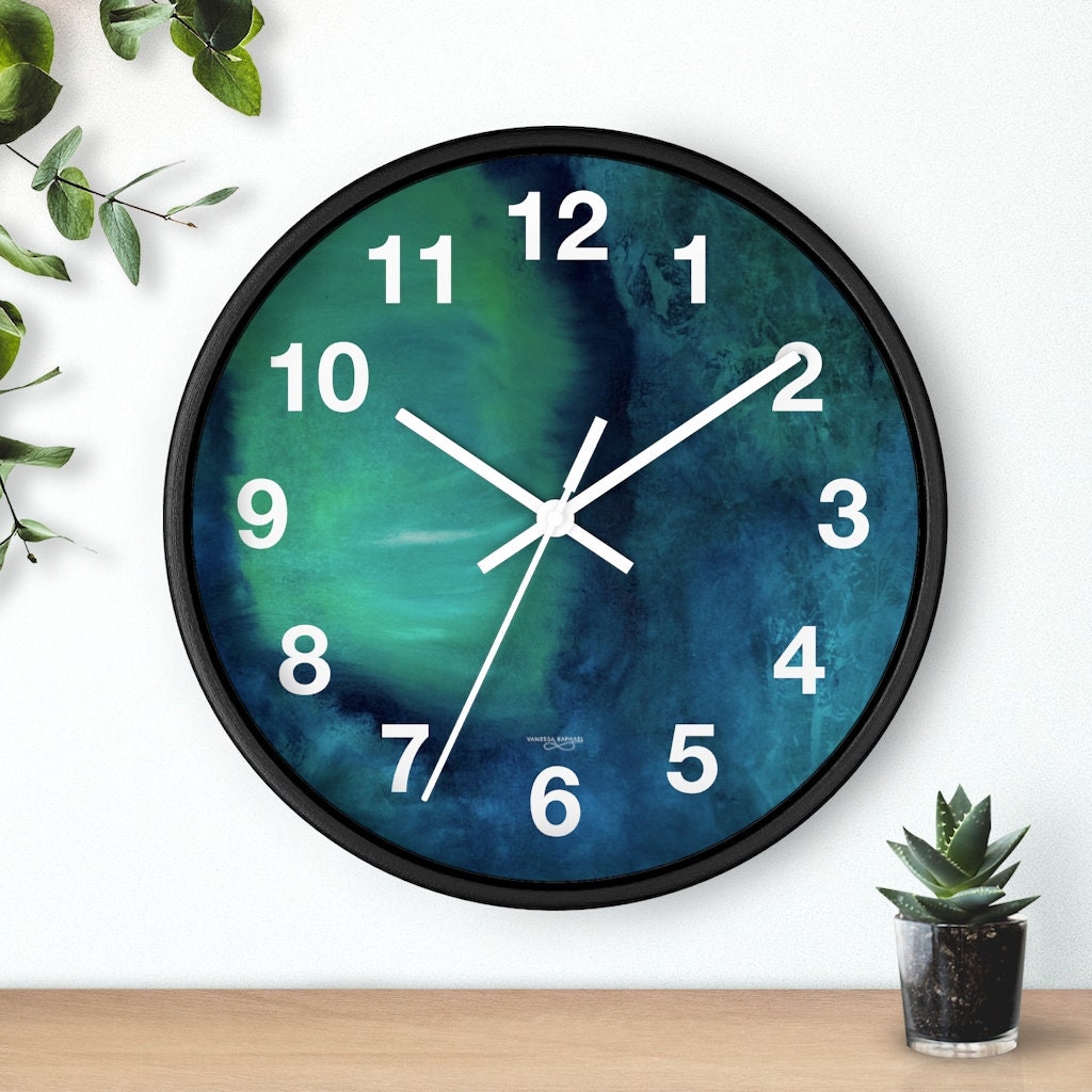 Unique Wall Clock for Living Room, College Dorm Decor, House Warming ...