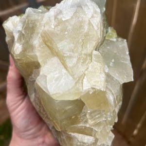 Green Calcite Huge Green Crystal. - Etsy