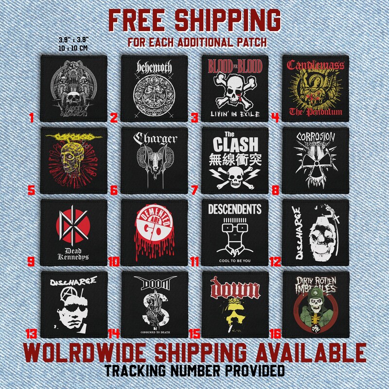 Band Patches - Etsy
