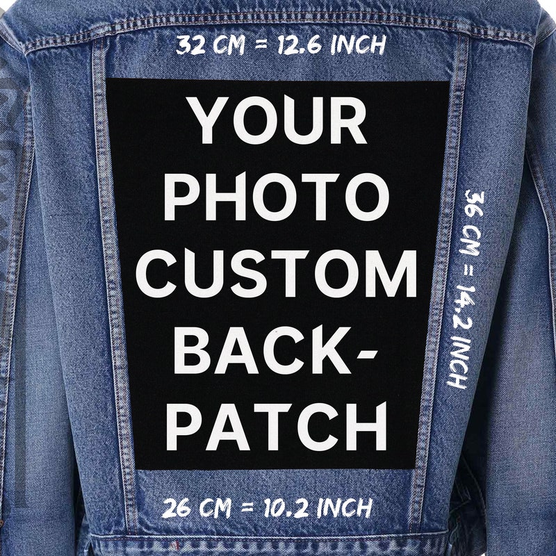 Custom Back Patch - Etsy