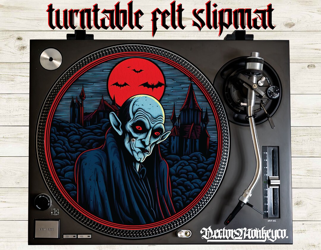 Nosferatu 2,slipmat for Turntable,vinyl Felt Mat,record Player Mat ...