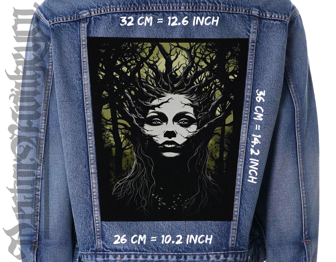 Hulder Back Patch - Forest Nymph Skogsrå Tallemaja Design, Patch para ...