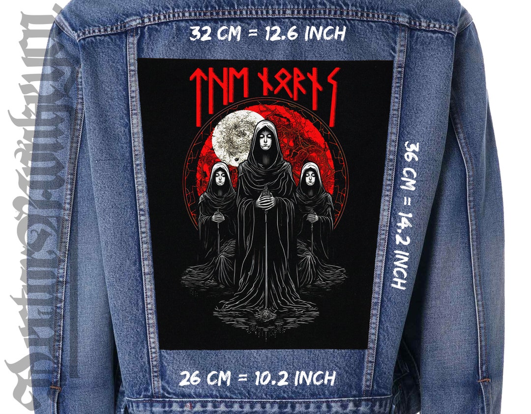 The Norns - Back Patch, Versatile Style for Jackets, Vests and Flannels ...