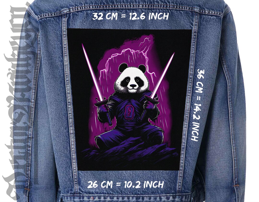Panda Star Wars Back Patch: Urban Streetwear Jacket Vest Patch - Etsy UK