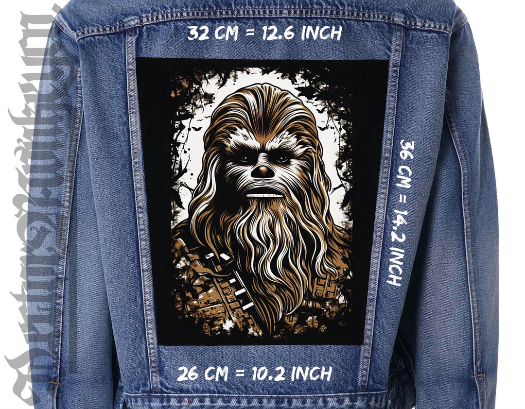 Chewbacca,back Patch,backpatch,patch for Jacket,vest,urban,denim,street ...