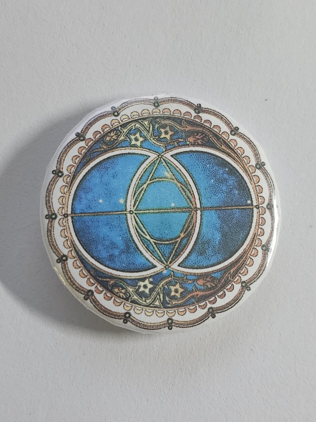 Viveca Pisces 1 Inch Color Button - Etsy