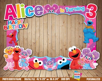 Sesame street frame | Etsy