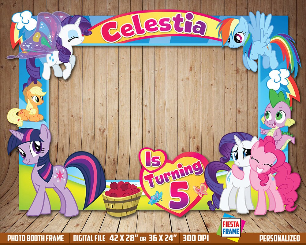 My Little Pony Photo Booth Frame My Little Pony Frame My | Etsy