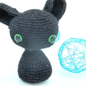 Black Cat Gift, Cat Lover Gifts, Cat Decor, Amigurumi Cat, Halloween ...