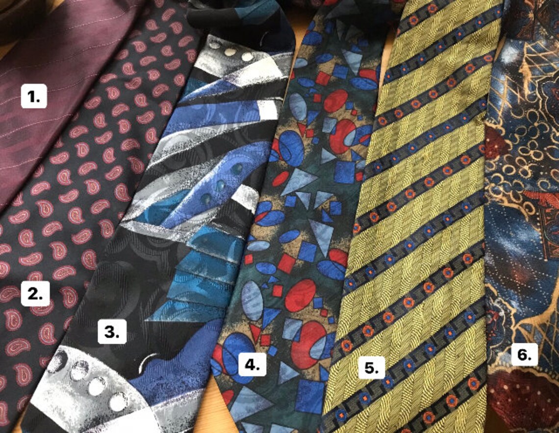 Limited Edition Luxury Vintage Ties From 70's - Etsy