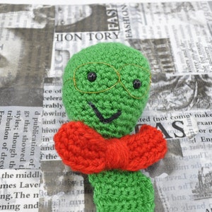 Bookworm Crochet Bookmark Book Lover Gift - Etsy