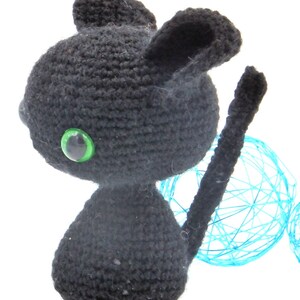 Black Cat Gift, Cat Lover Gifts, Cat Decor, Amigurumi Cat, Halloween ...