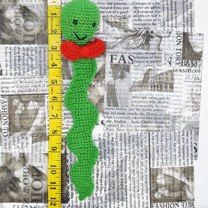 Bookworm Crochet Bookmark Book Lover Gift - Etsy