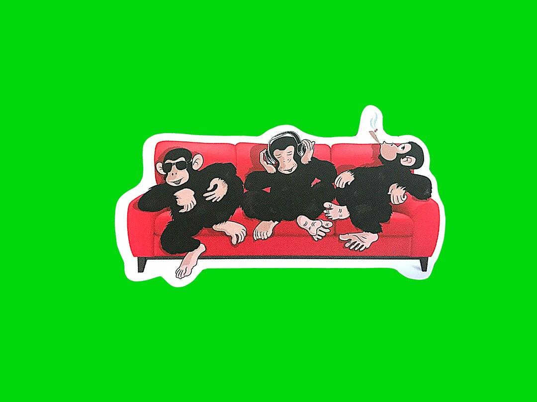 See No Evil, Hear No Evil, Speak No Evil Sticker - Etsy