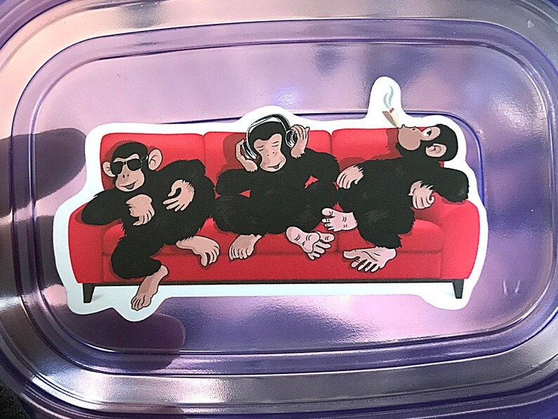 See No Evil Hear No Evil Speak No Evil Sticker - Etsy