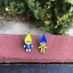 Trippy Troll Enamel Pins 1.25 - Dripping Smiley Face, Acid Tongue ...