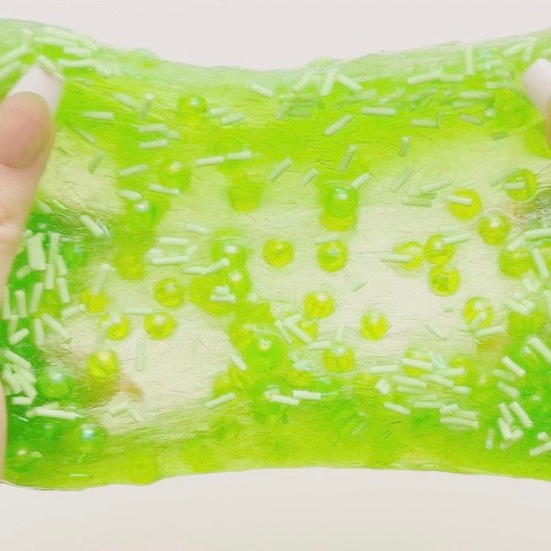 The Grinch Party Clear Slime - Etsy UK