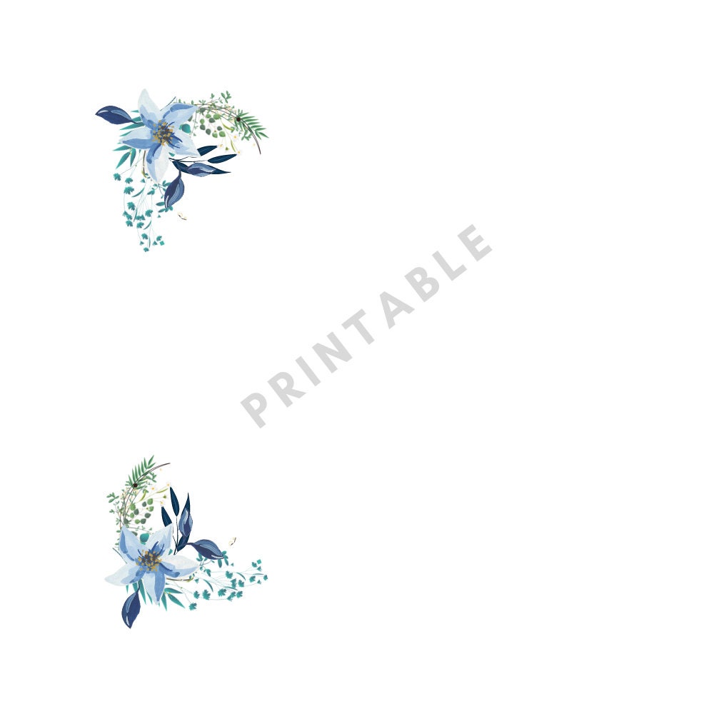 JW Letter Writing Stationery 2 Edge Blue Floral Letter Write Etsy jw-letter-writing-stationery-2-edge-blue-floral-letter-write-etsy