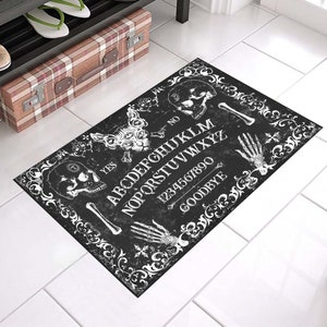 Gothic Home Decor Gothic Door Mat Cat Doormat Ouija - Etsy