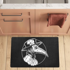 Gothic Home Decor Kitchen Mat Kitchen Rug Gothic Kitchen Decor Dr ...
