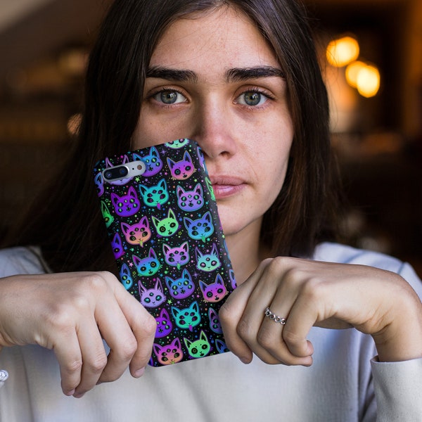 Goth Cat Phone Case - Etsy