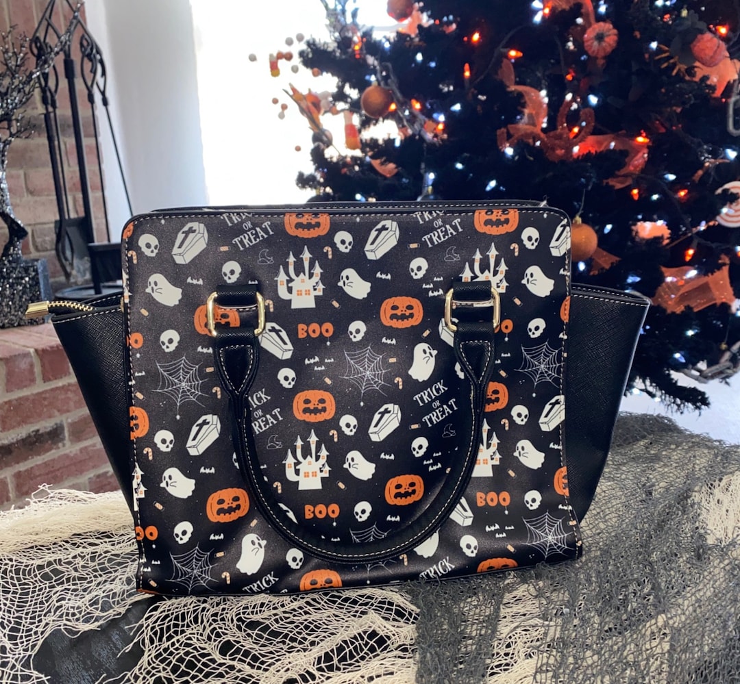 Halloween Purse Halloween Handbag Gothic Pumpkin Purse - Etsy