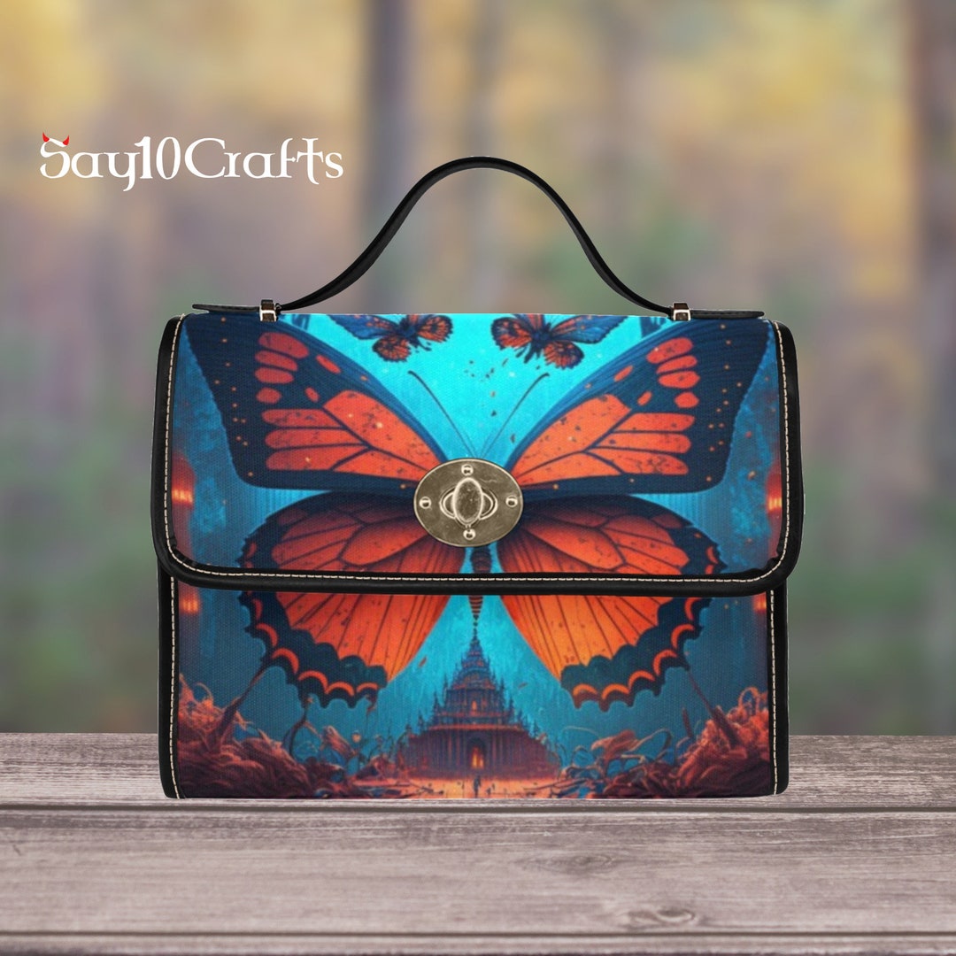 Butterfly Purse Cute Witchy Purse Dark Academia Satchel Bag - Etsy