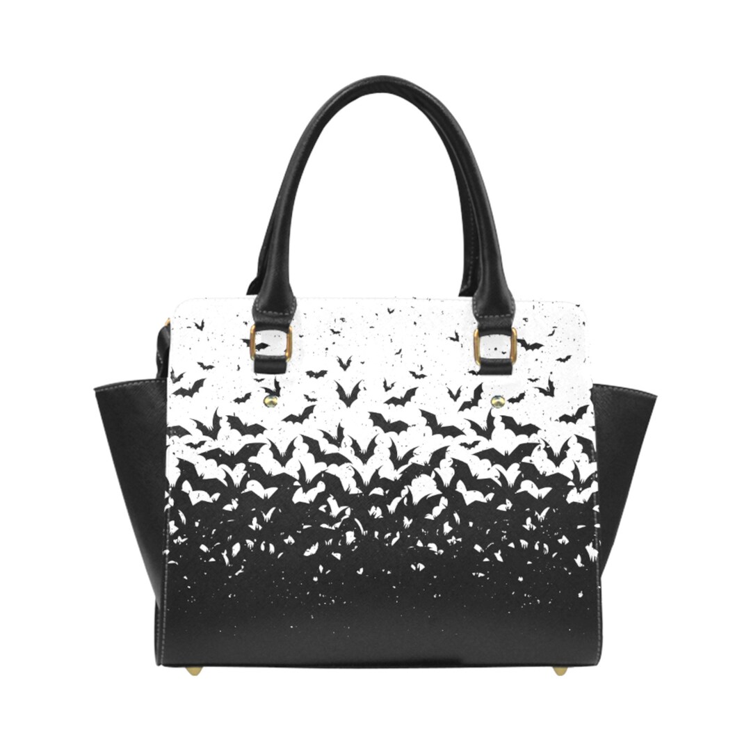 Bat Purse Witchy Goth Purse Black Handbag Spooky Gothic - Etsy