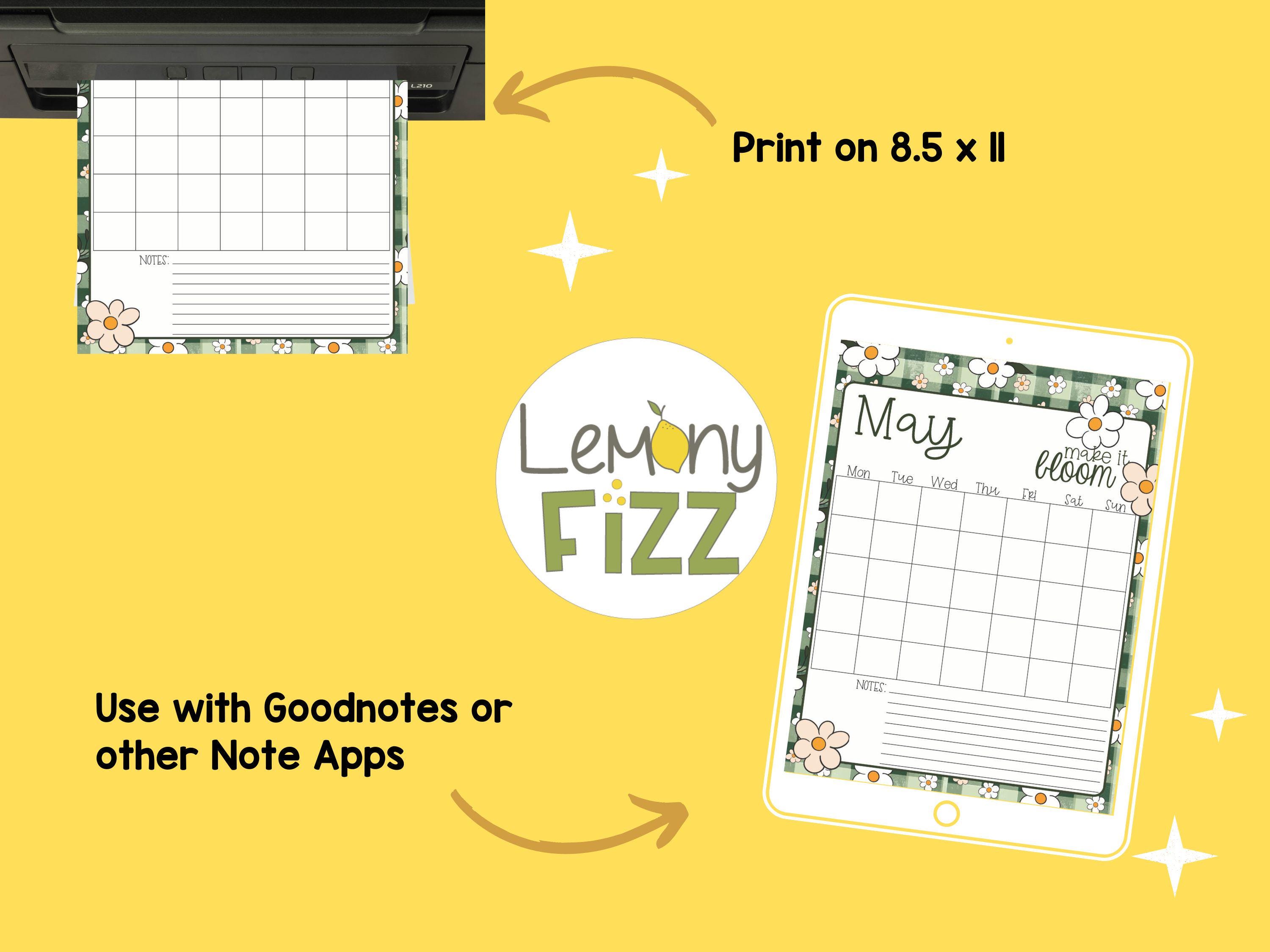 2025 Cute Kids Calendar Printable, Editable Calendar 2025, Kids Monthly ...