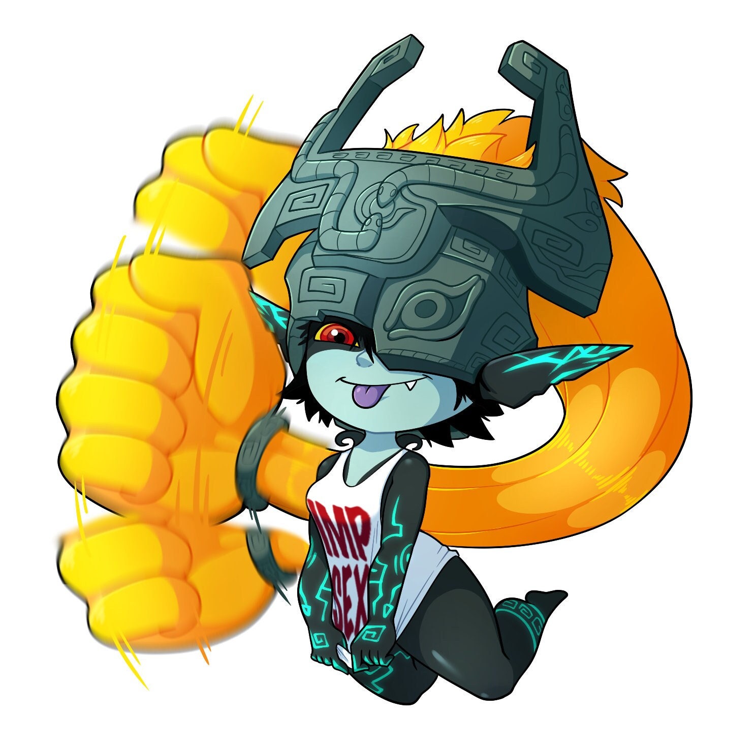 Midna NSFW Vinyl Sticker Legend of Zelda - Etsy