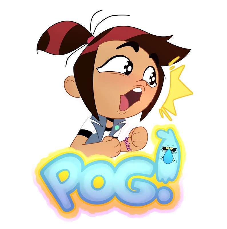 Molly Mcgee Pog Ghost and Molly Mcgee Vinyl Sticker Ghost and Molly ...