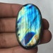 Spectrolite BLUE Flashy Labradorite Gemstone Cabochon Oval | Etsy
