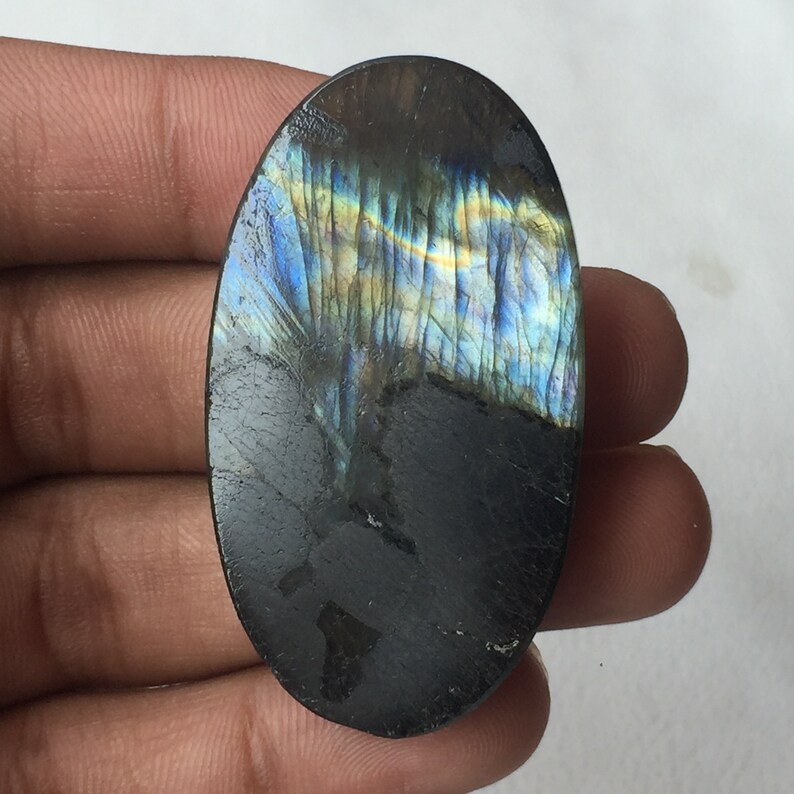 Spectrolite BLUE Flashy Labradorite Gemstone Cabochon Oval - Etsy
