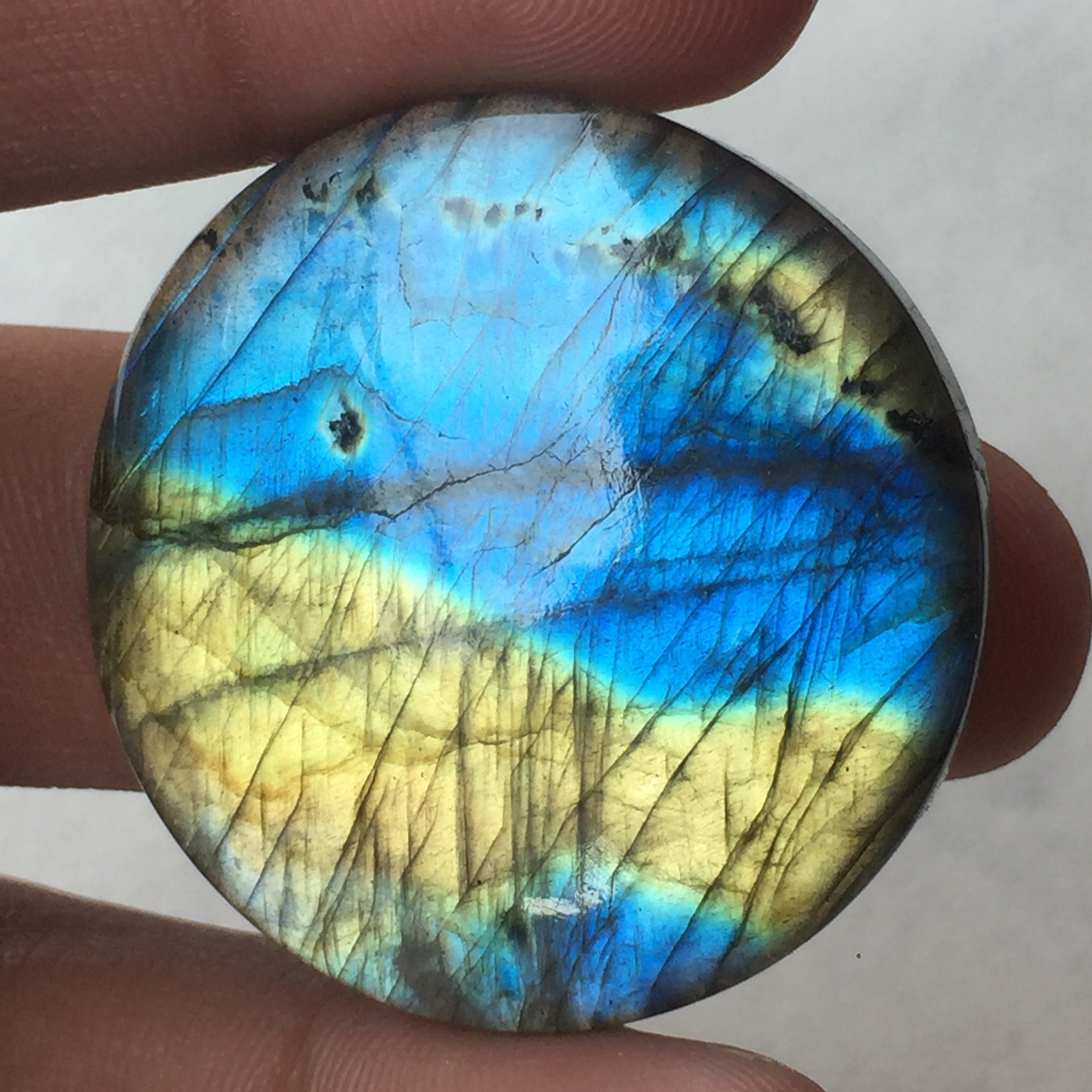 Gorgeous color Labradorite Cabochon Gemstone Unique Pear Shape | Etsy