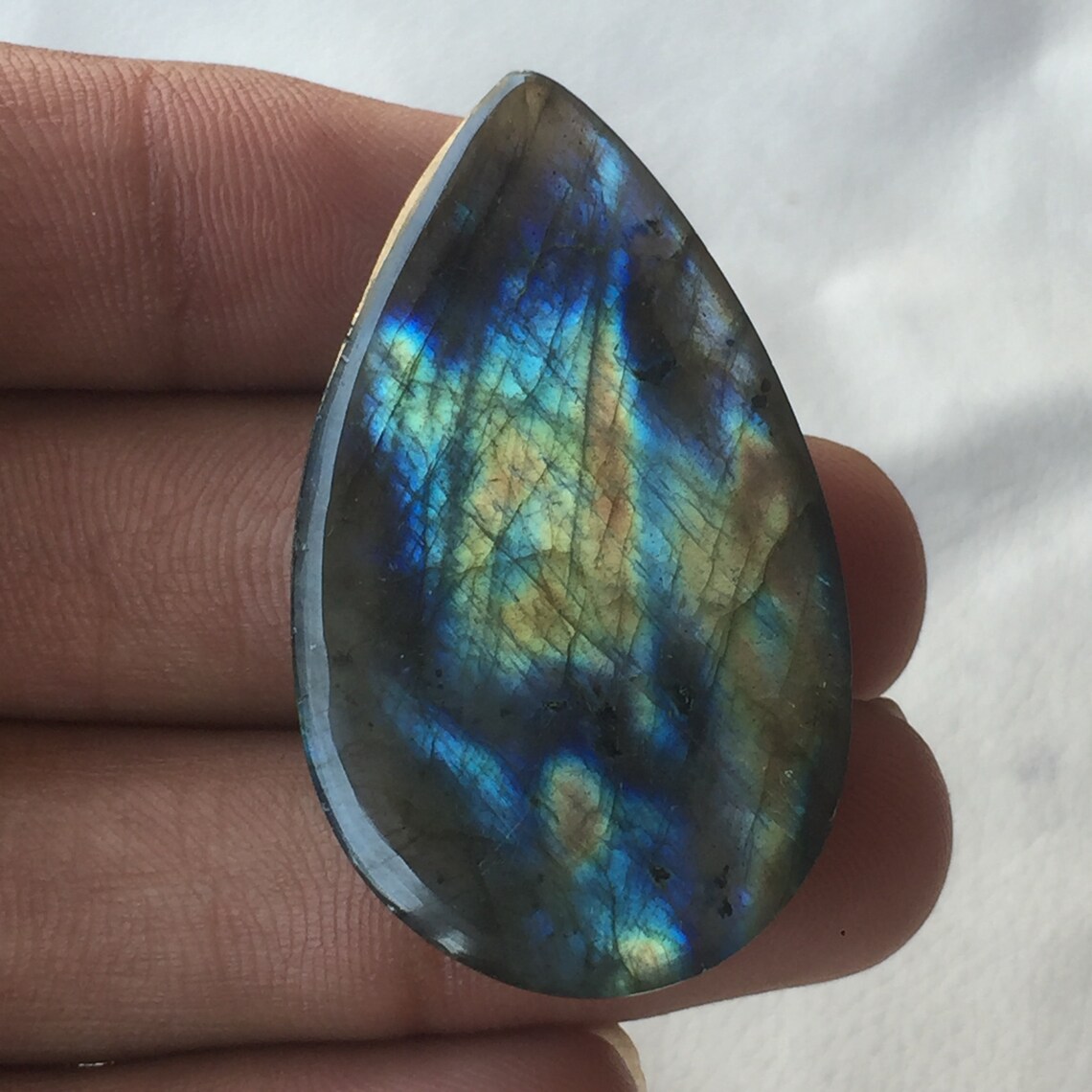 Spectrolite Flashy Labradorite Cabochon Gemstone 47x27x8 MM | Etsy