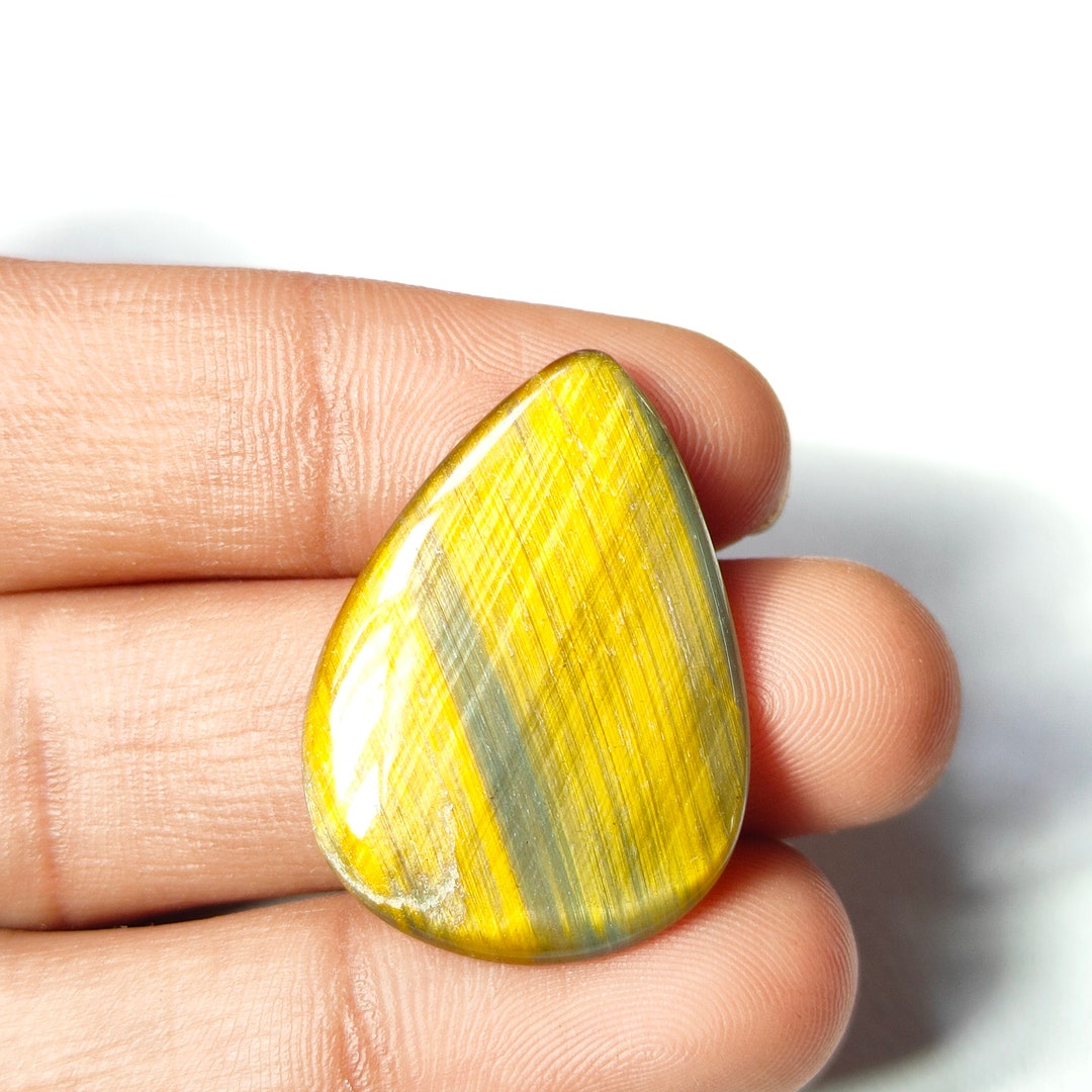 Top Quality Multi Tiger Eye Smooth Cabochon Gemstone Size 32x23x3 MM ...